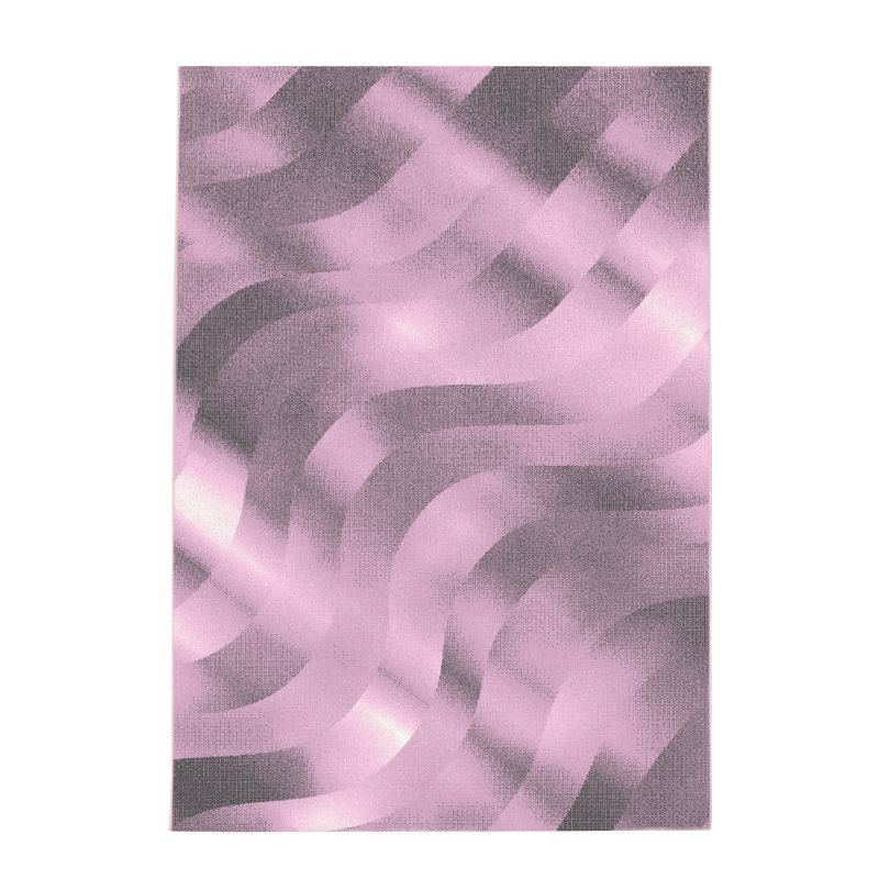 Costa Roly tapis poils ras rectangle 120x170cm roses - morhane